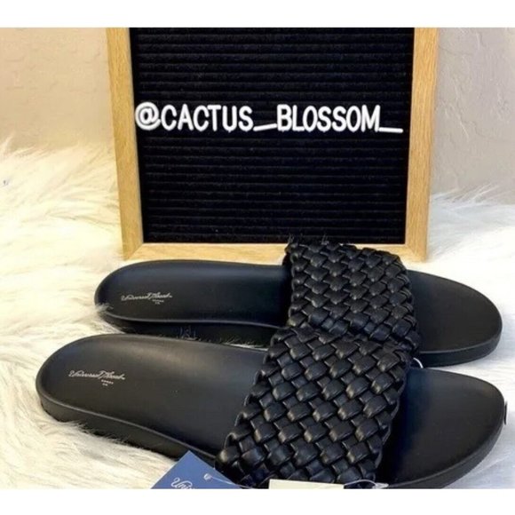 Universal Thread | Shoes | Universal Thread Woven Black Contoured ...